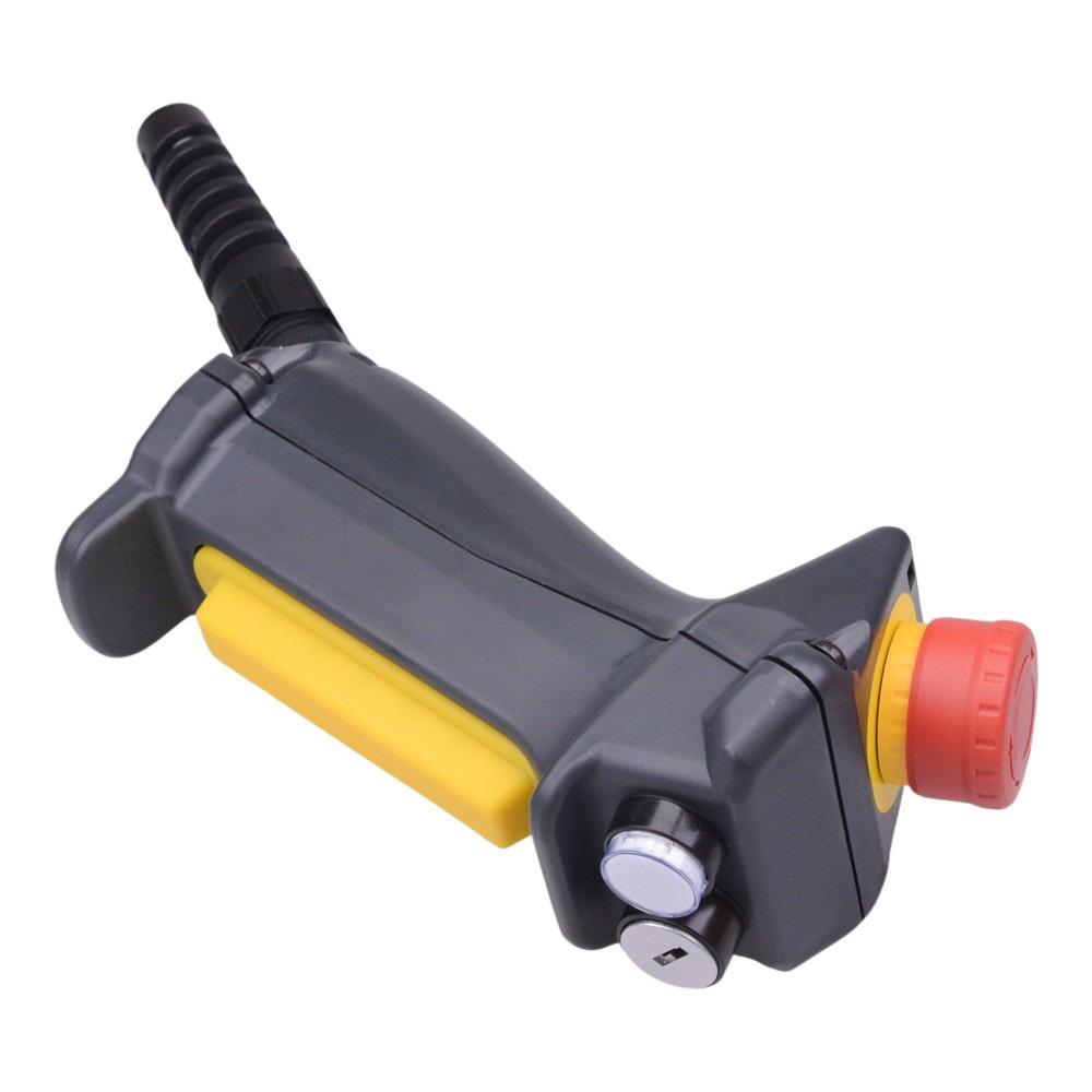 HE2G-21SHE-L-K Double Contact 3-Position Grip Switch Key Pushbutton Em ...