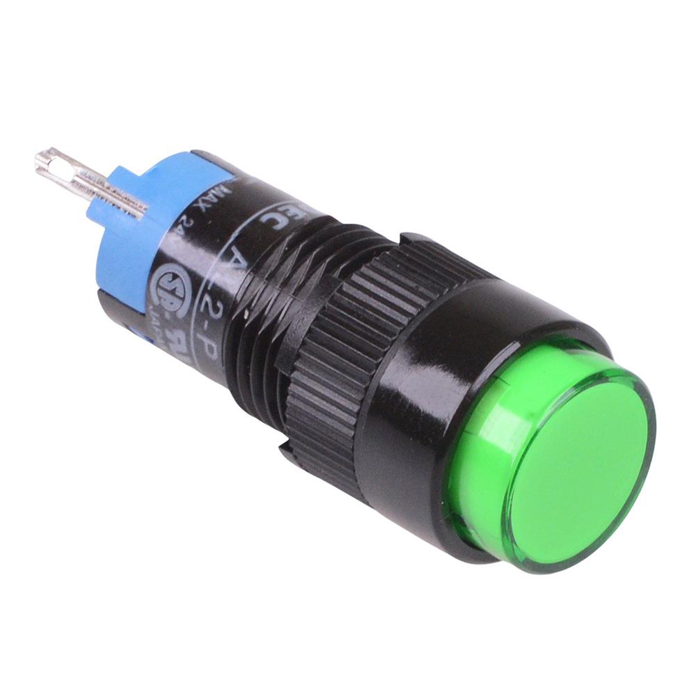 AL2M-P1PG Green 12mm Round Pilot Light IP65 IDEC — Switch Electronics ...