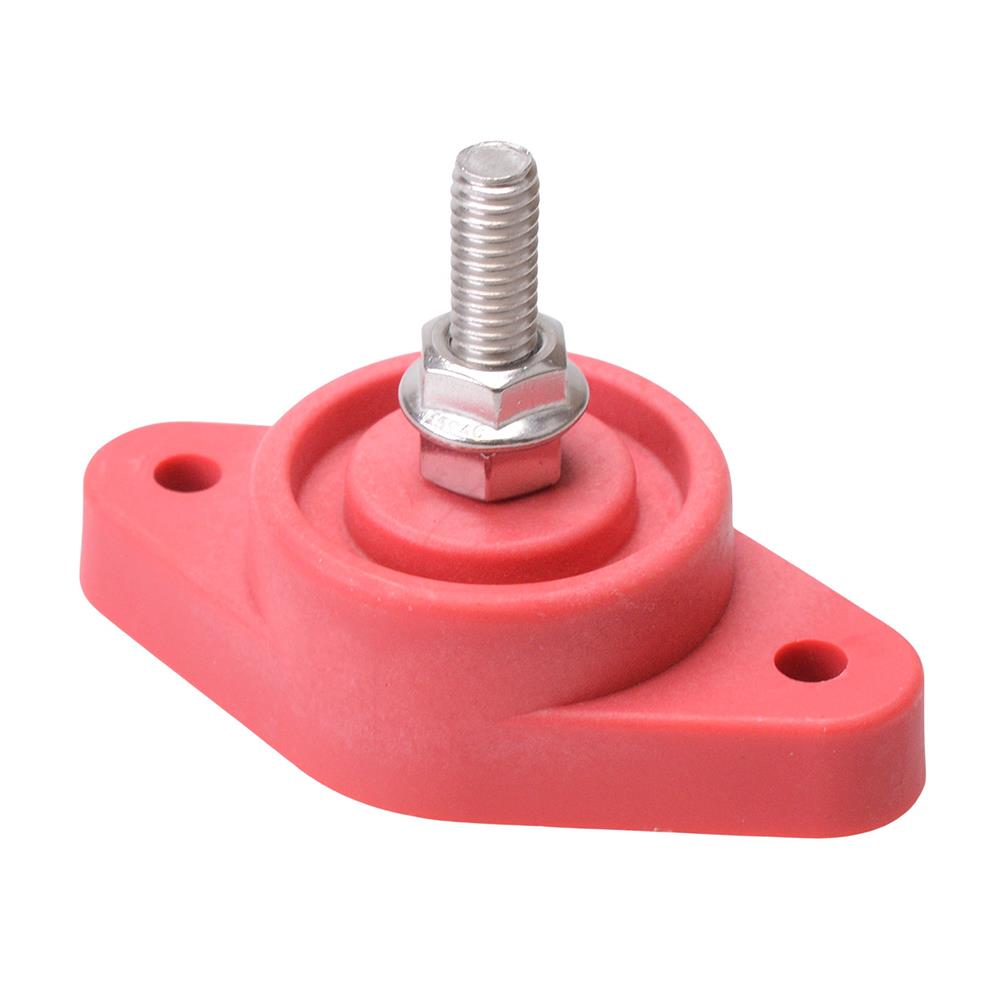 Red Positive M8 Stud Large Base Power Distribution Post 150A — Switch ...