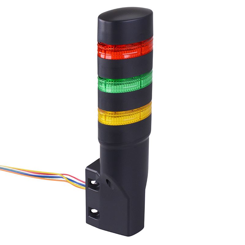 LD6A-3WQB-RGY Red/Green/Yellow Stack Light LED Tower Wall Mount 24VAC ...