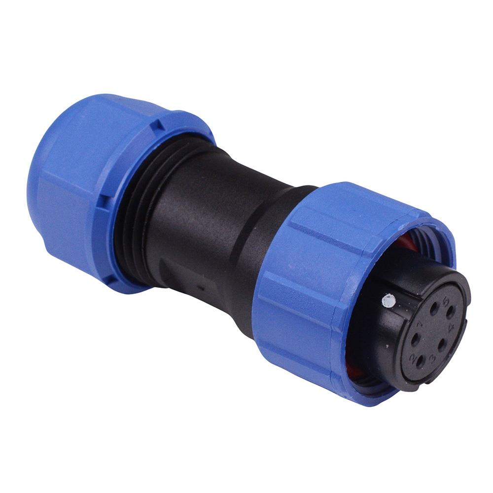 5 Pin Waterproof W17 Female Plug Cable Connector IP68 5A — Switch ...